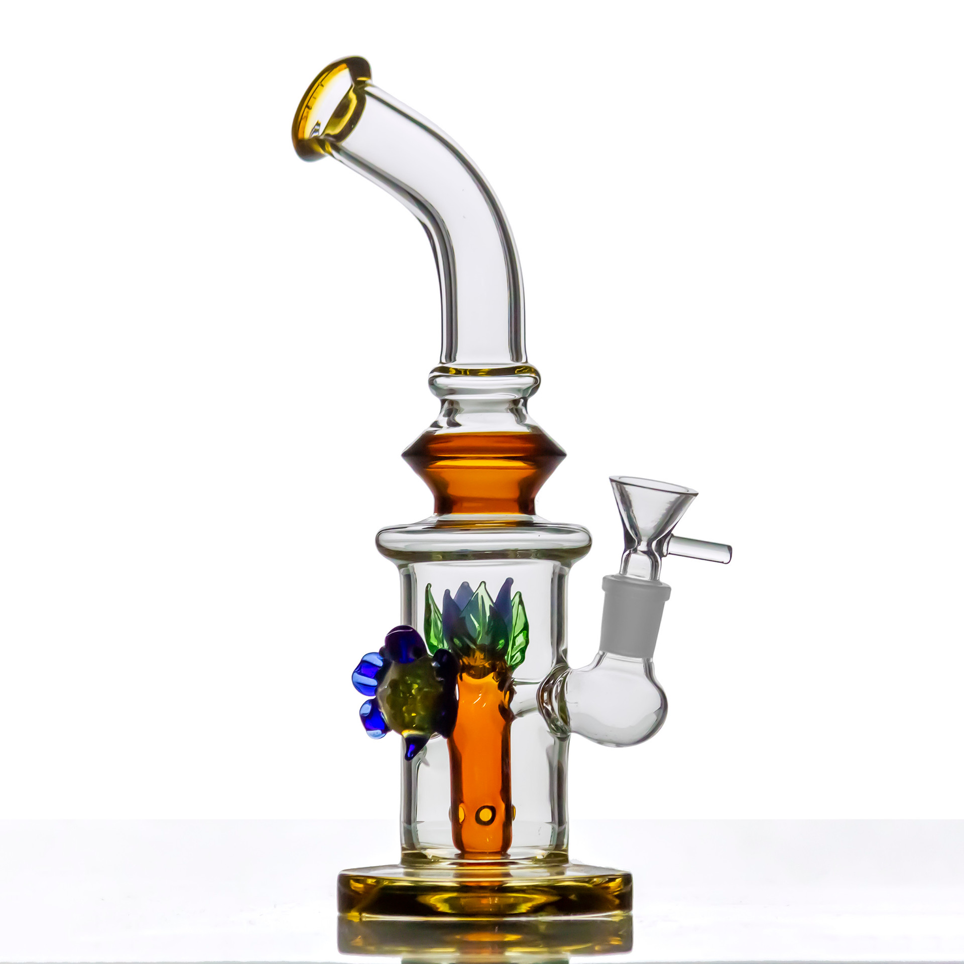 10" Flower Water Pipe Rig