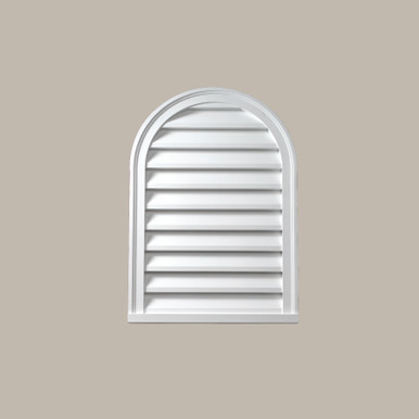 24 Inch W x 48 Inch H x 1 5/8 Inch D cathedral gable vent FCLV24X48 by ...