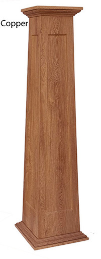 Tapered Recessed Panel Column Wrap 8 Finishes