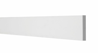 120 Inch W x 3 1/2 Inch H x 1 1/2 Inch D Smooth Flat Trim FLT194-10 by ...
