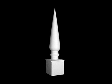 LS1 Large spire with base - wholesalemillwork.com