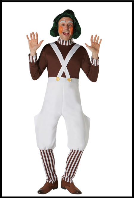 Adult Oompa Loompa from Willy Wonka Official Costume
