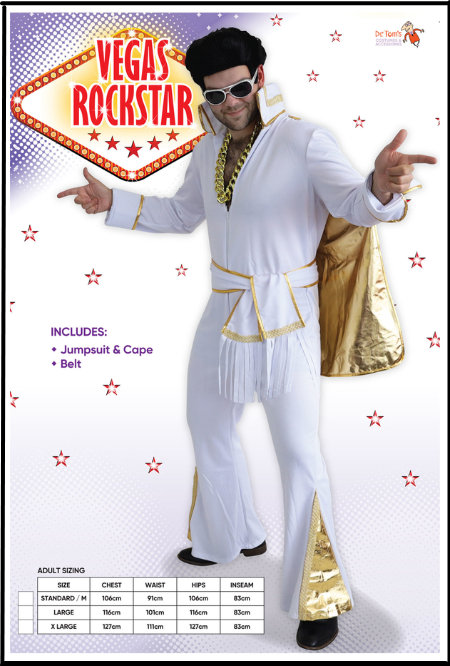 Vegas Rockstar Elvis Costume