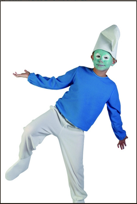 Blue Elf Boy Costume Kids