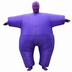 Inflatable Fat Suit Costume Assorted Colours