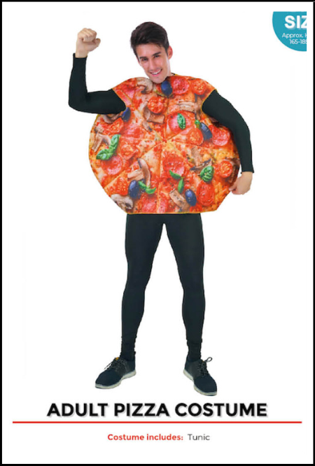 Pizza adult Costume fun Fancy Dress