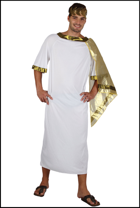 Ancient Greek Man Toga Costume