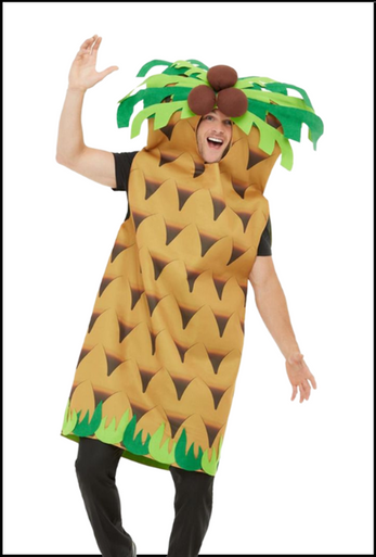 Adult Palm Tree Costume with Coconuts