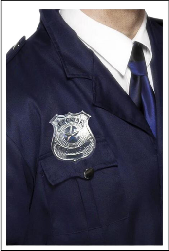 Metal Police Badge Accessory