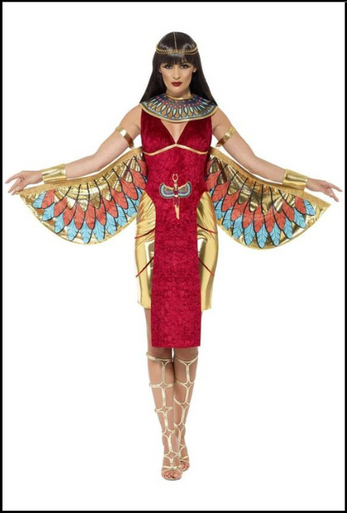 Egyptian Goddess Costume Red