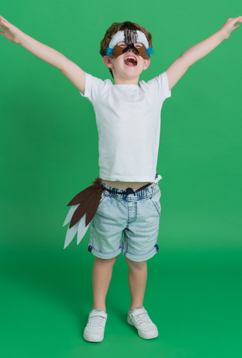 Kookaburra Mask & Tail Set