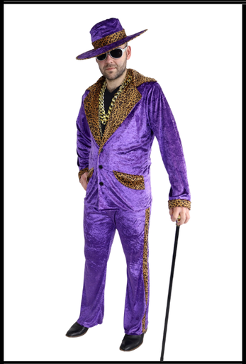 Pimp Suit - Purple Leopard
