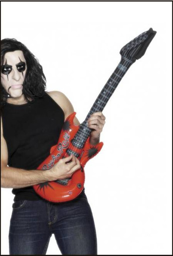 Rockstar's Inflatable Electric Guitar