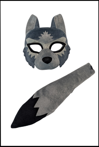 Wolf Mask & Tail Set