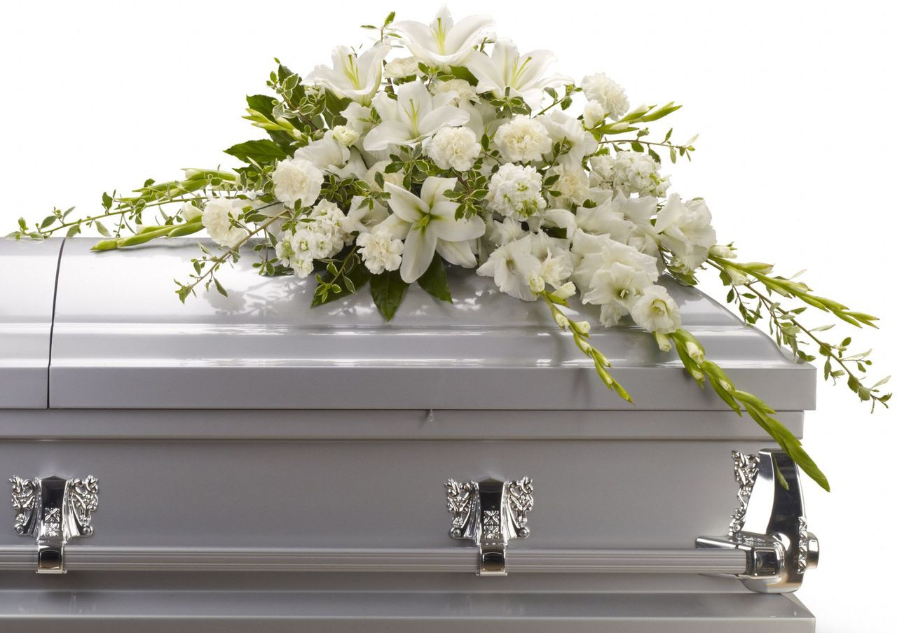 Purity and Peace Casket Spray