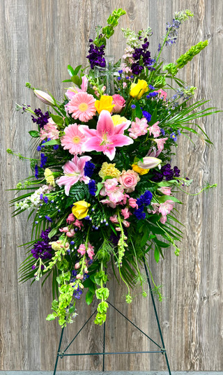 River Cane Cross Easel - Centerville Florists