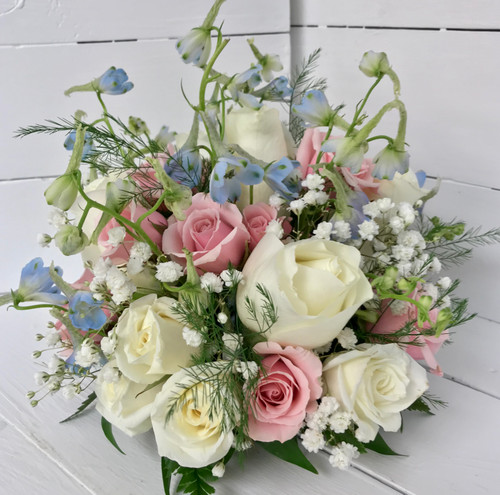Rose and Spray Rose Cake topper - Centerville Florists