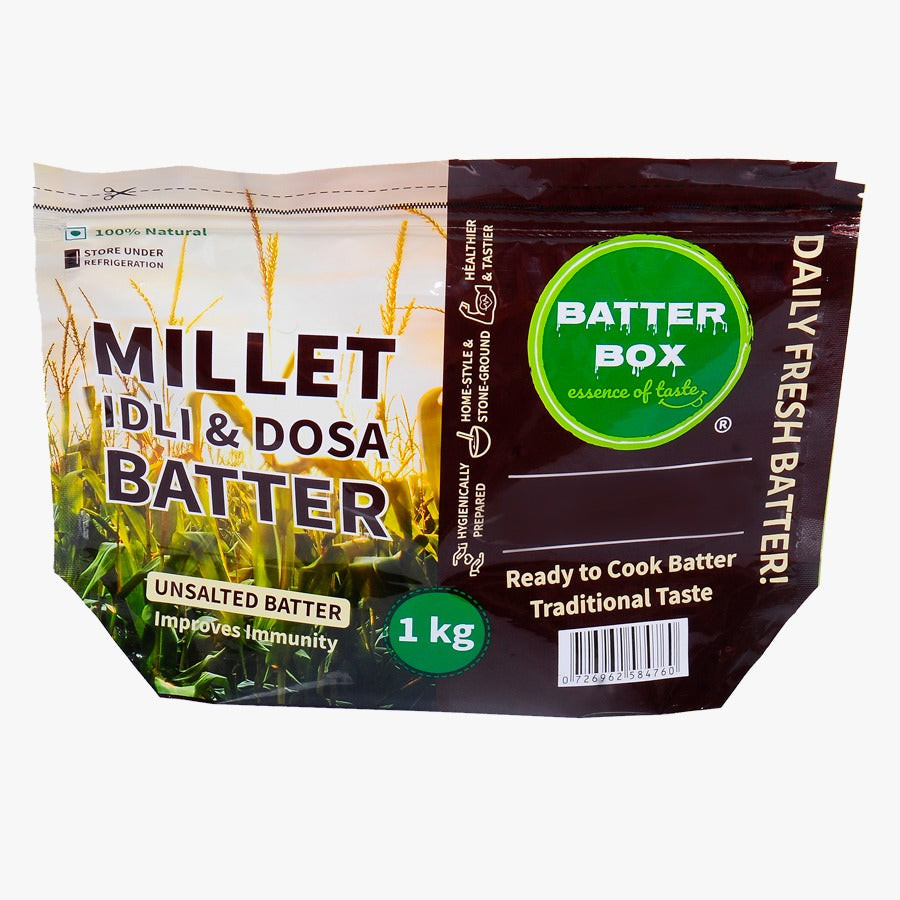 Organic Mandya Little Millet Idly/Dosa Batter - Gluten-Free & Nutritious