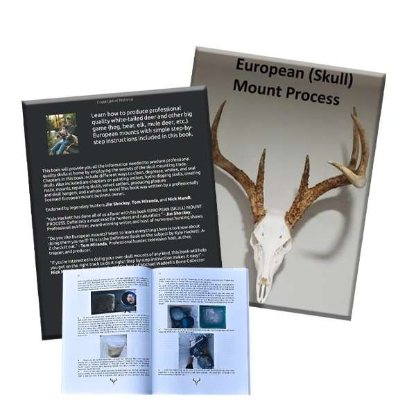European (Skull) Mount Process Book by Kyle Hackett - Matuska Taxidermy ...