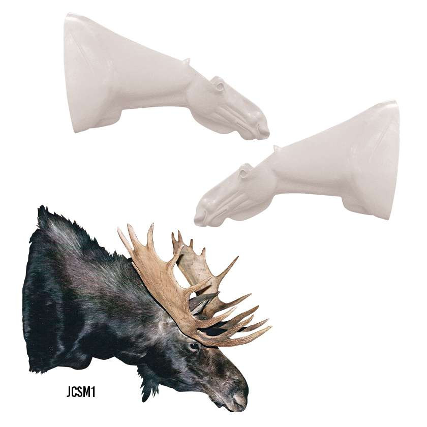 artificial moose skull