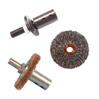 Wire Wheel Assembly & Arbor Attachment - Matuska Taxidermy Supply Company