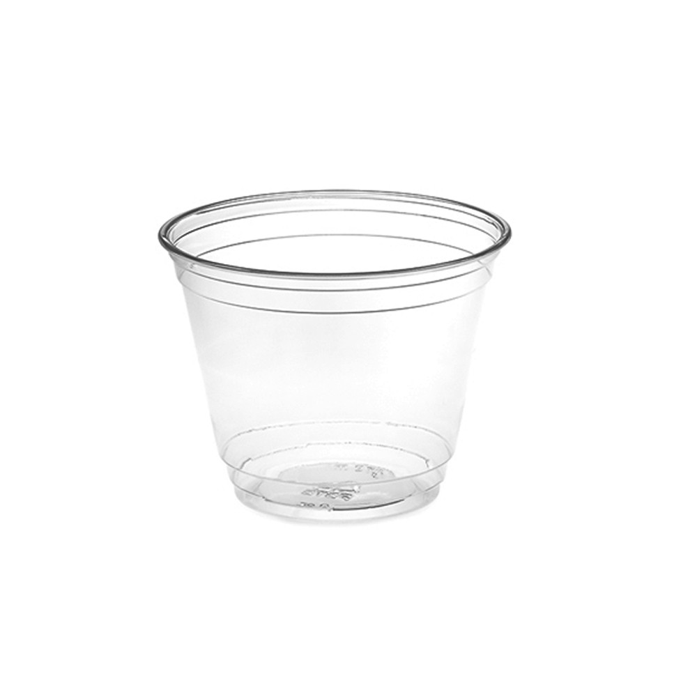 AMHIL APC9 Clear 9 oz. PET Squat Cold Cups 20/50 cs - Choice Paper Company
