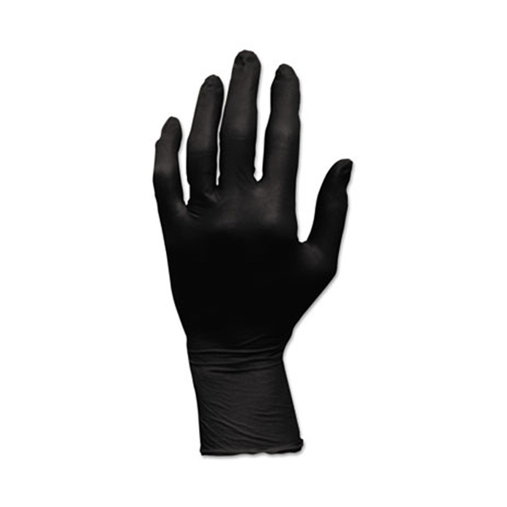 HOSPITAL SPECIALTY GLN105FX Pro Works Black Extra Large Nitrile Gloves ...
