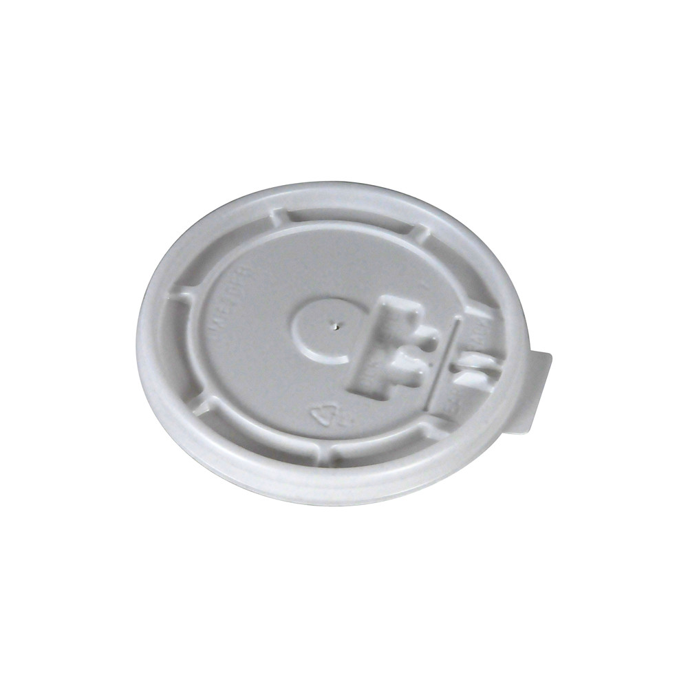 AMHIL LM1620FB White 10-20 oz. Plastic Fold Back Lid for Hot Cups 10/ ...