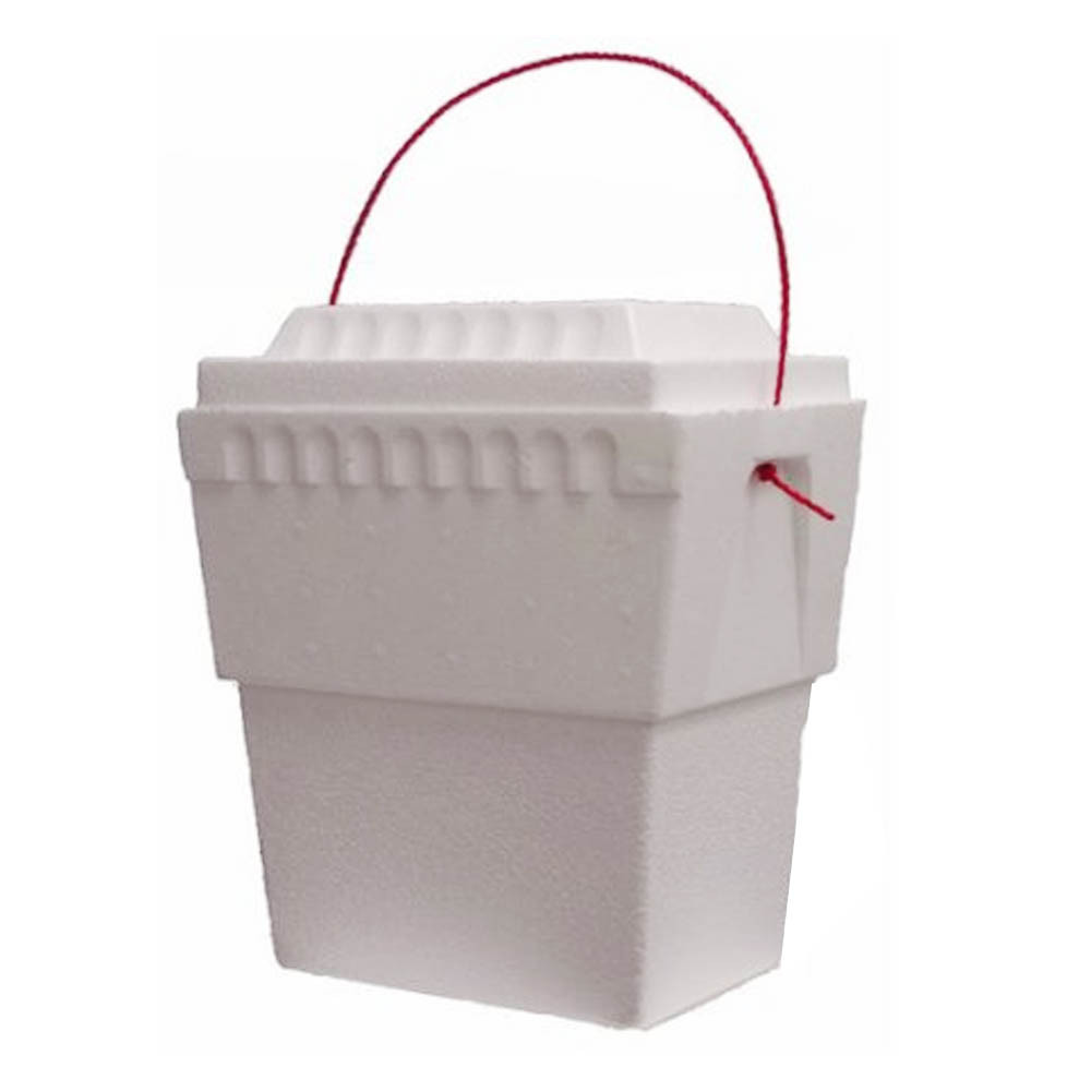 LIFOAM 3410 White 12 Qt. Double Foam Cooler Holds 24 Cans 12/cs ...