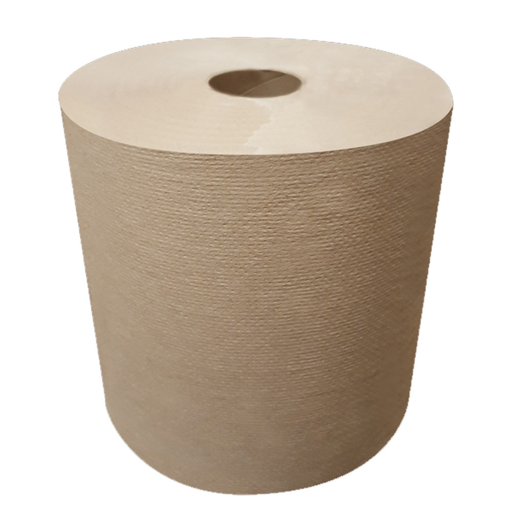 NITTANY PAPER NP-6800ENRP Kraft 6"x700' Hard Wound Recycled Roll Towel ...