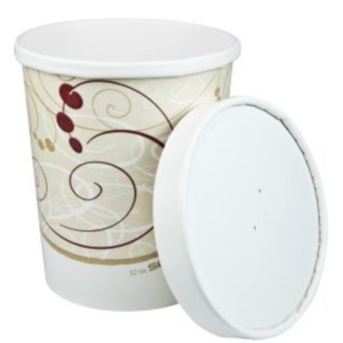 DART KHB32A-J8000 SYMPHONY HOT FOOD CONTAINER COMBO PAPER 32-OZ (CASE ...