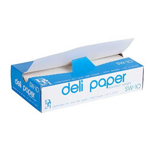 DURABLE PACKAGING SW-10X INTERFOLD SENIOR DRYWAX DELI SHEET PAPER 10X10 ...