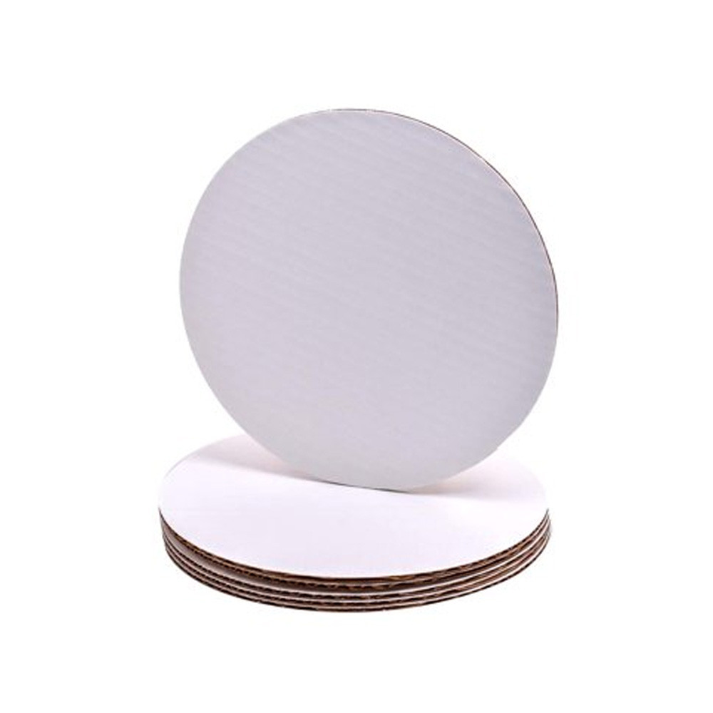 DIE CUT 76090 10" White Top Corrugated Cake Circle 250/cs - Choice ...