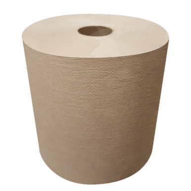 NITTANY PAPER NP-6800ENRP Kraft 6"x700' Hard Wound Recycled Roll Towel ...