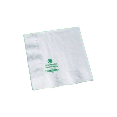 HOFFMASTER 057300 Earthwise White 10"x10" Beverage Napkin 12/250 cs