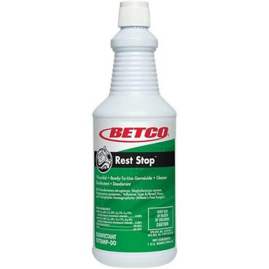 BETCO 07012-00 REST STOP CLEANER BATHROOM 32-OZ BLUE (CASE OF 12 ...