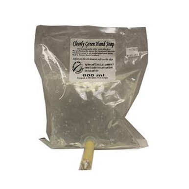 INOPAK 5080-L1000 Clearly Green 8/1000 ml Liquid Hand Soap Refill 8/cs ...