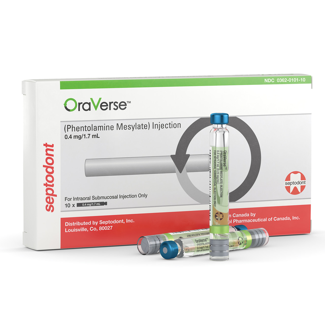 Septodont ORAVERSE Anesthesia Reversal Agent, 10/bx (Rx) | ODS HealthCare