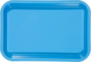 Zirc Mini Tray 9-7/8'x6-3/8'x7/8', Neon Blue | ODS HealthCare