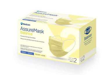 Medicom AssureMask Balance Mask L2 Earloop Face Mask, ASTM Level 2 ...