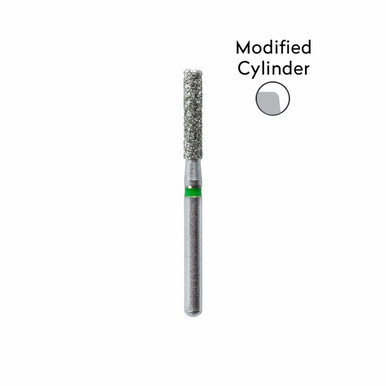 Defend Promident Diamond Bur 837Kr Cylinder Rounded Shoulder 1.6mm ...