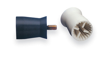 Young Prophy Cups Junior Webbed Screw Soft Gray 144/cs | ODS HealthCare