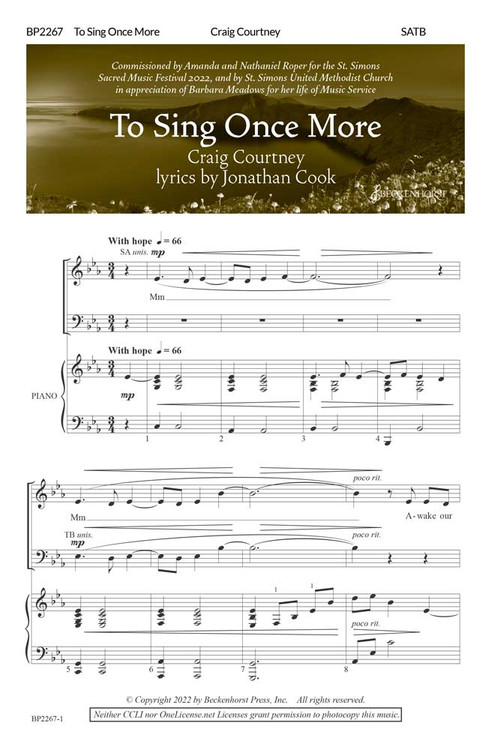 To Sing Once More