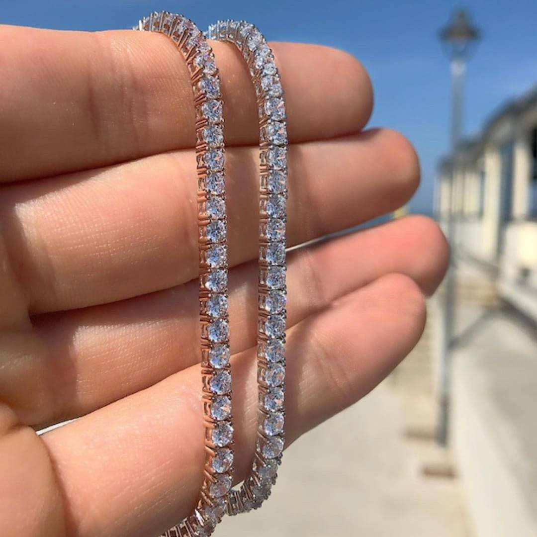 Bracelet En Zircon Cubique Pour Femme | Argent Zirconium
