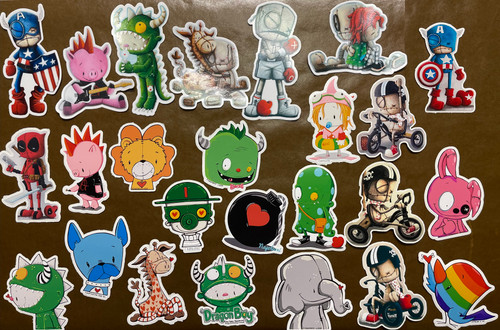 Mystery Sticker 8 Pack