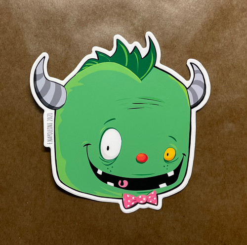 "Mr. Fancy Pants" - Glossy Sticker