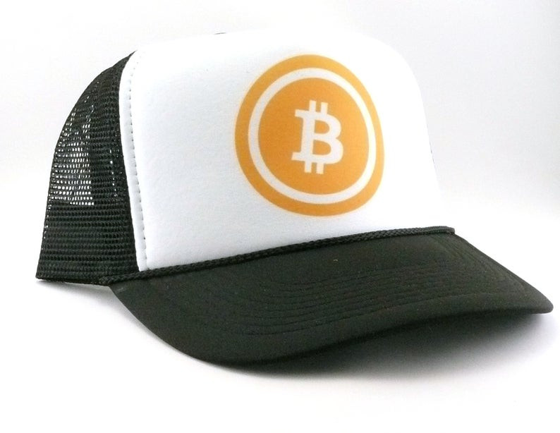 Bitcoin Trucker Hat, Bitcoin Hat, Bitcoin, Mesh Hat, Trucker Hat, Snap ...