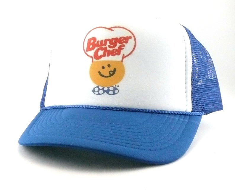 Burger Chef Hat, Burger Chef Trucker Hat, Burger Chef, Trucker hat ...