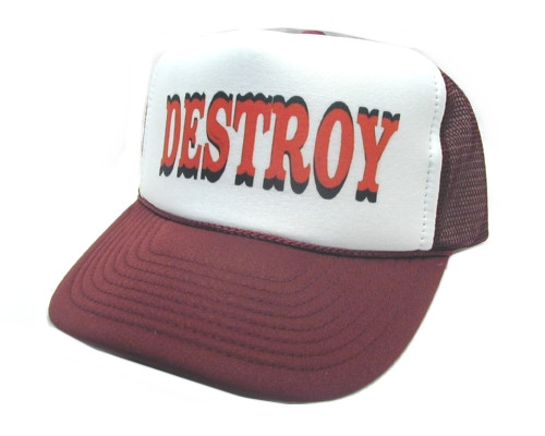 Destroy Trucker Hat, Trucker Hats, Cool Trucker Hats