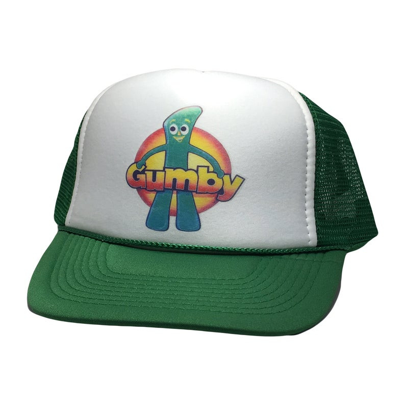Gumby Trucker Hat, Gumby Hat, Gumby, Trucker Hat, Mesh Hat, Snap Back Hat